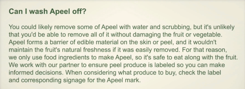 Apeel – Insanity From Every Direction - The Nutrition Academy Australia