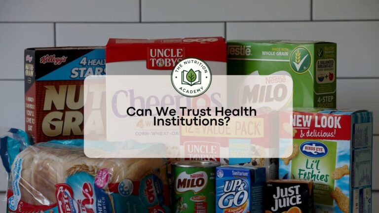 Can We Trust Health Standards? - The Nutrition Academy Australia